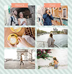 The Best Vacation Album Themes - Travel Photo Book Templates