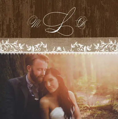 Rustic Elegance - Wedding Photo Books