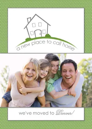 The Best Custom Moving Announcements - We've Moved Cards - New Address Card