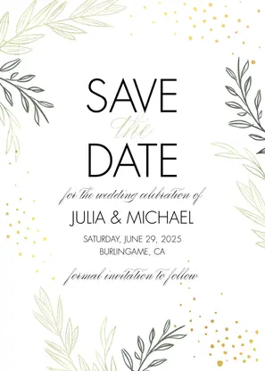 simple rustic wedding invitations