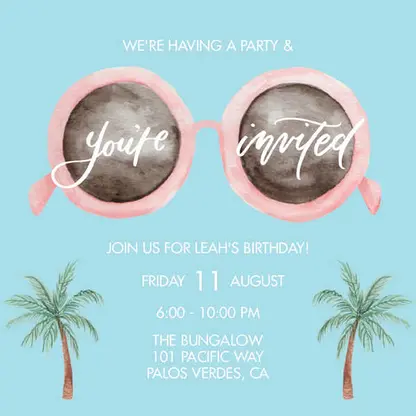 The Best Party Invitation Cards- Custom Photo Party Invites