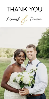 Wedding thank you cards store