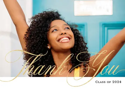 Personalized Graduation Thank You Cards - Mixbook