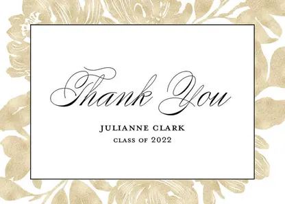 Personalized Graduation Thank You Cards - Mixbook