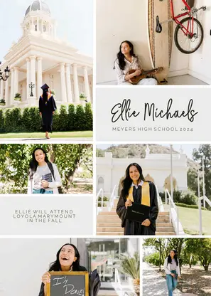 Grad Collage - Graduation Announcements