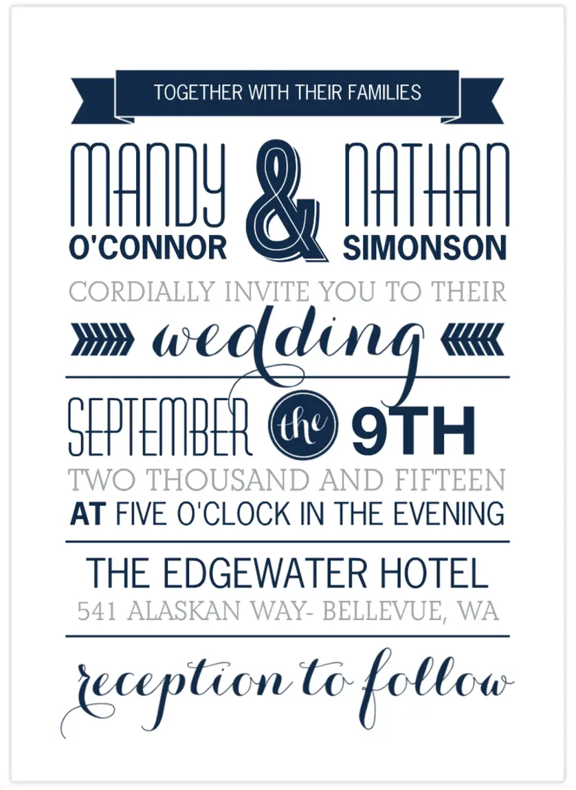 Mixbook Boda Moderna Wedding Invitations, Wedding Gifts & Favors,